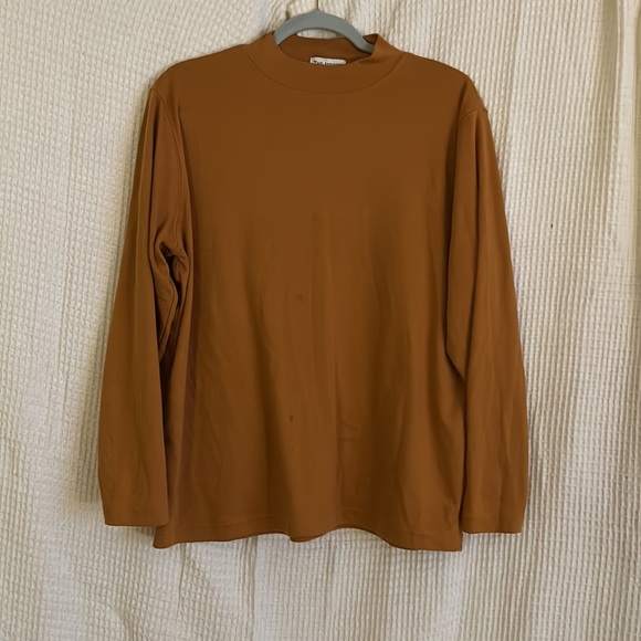 Avenue | Shirts | Vintage Orange Longsleeve Shirt | Poshmark